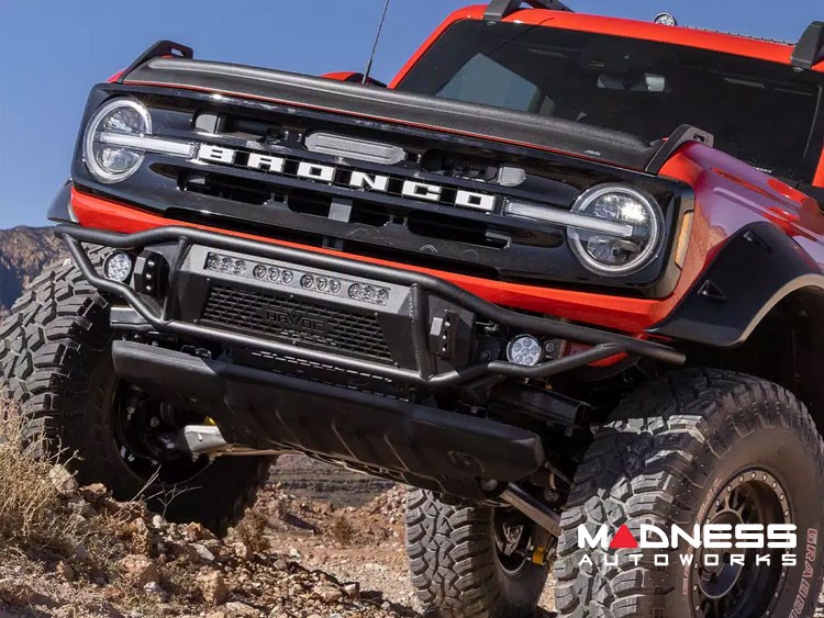 Ford Bronco Front Bumper - Metal Masher - Textured Black - Havoc